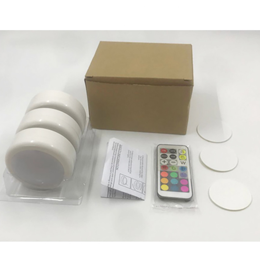 AA Battery RGB+W Infrared Remote Control Night Light Cabinet Light ...